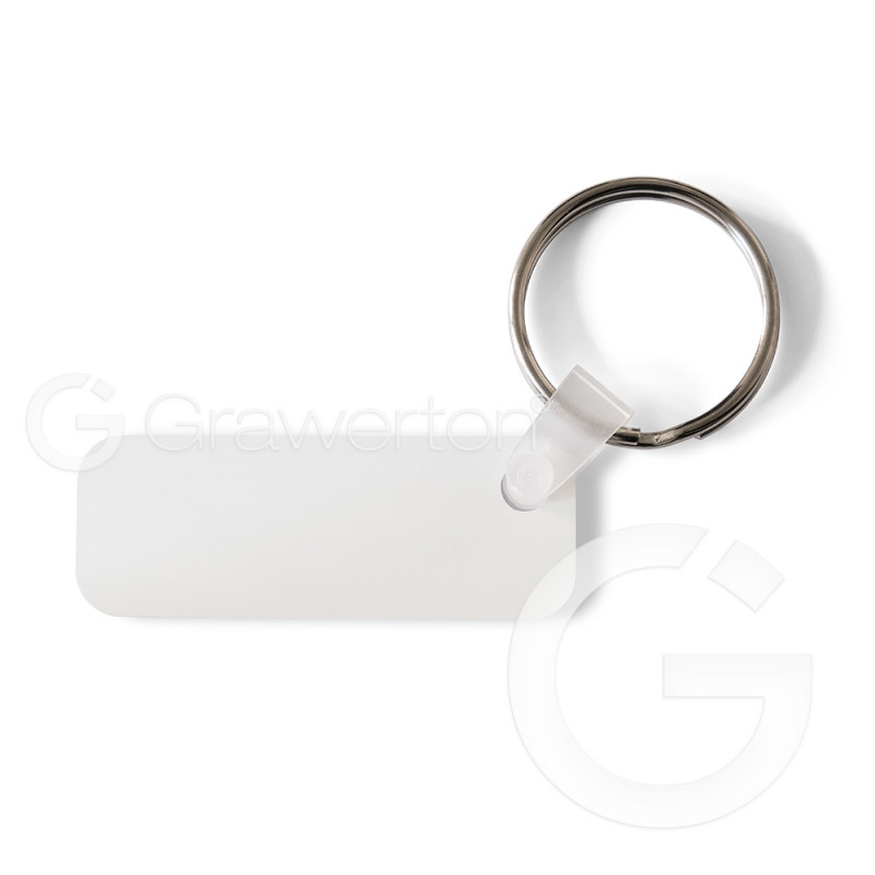 Aluminium sublimation key ring rectangular 5 pc/pcs LOK