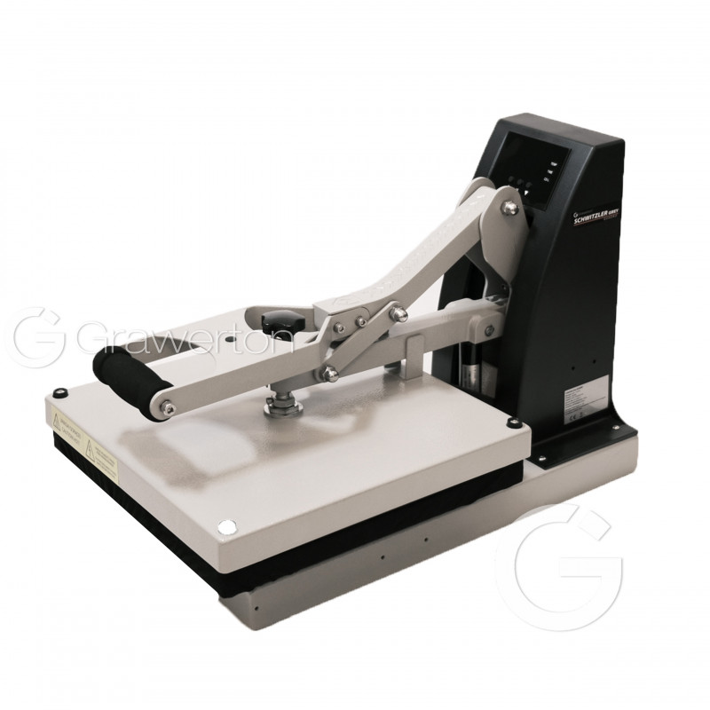 Flat transfer press 38x38 cm Schwitzler Grey QUADRO | GRAWERTON